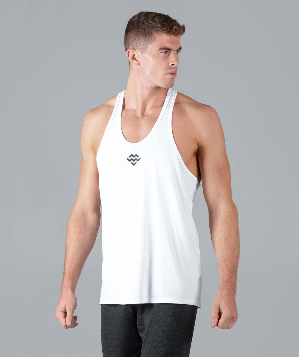 HyperFit V3 Stringer Vest (White) – Machine Fitness