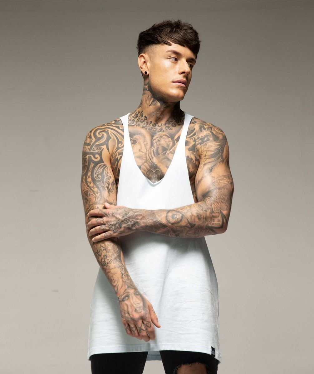 Rated Extreme Stringer Vest (Baby Blue) – Machine Fitness